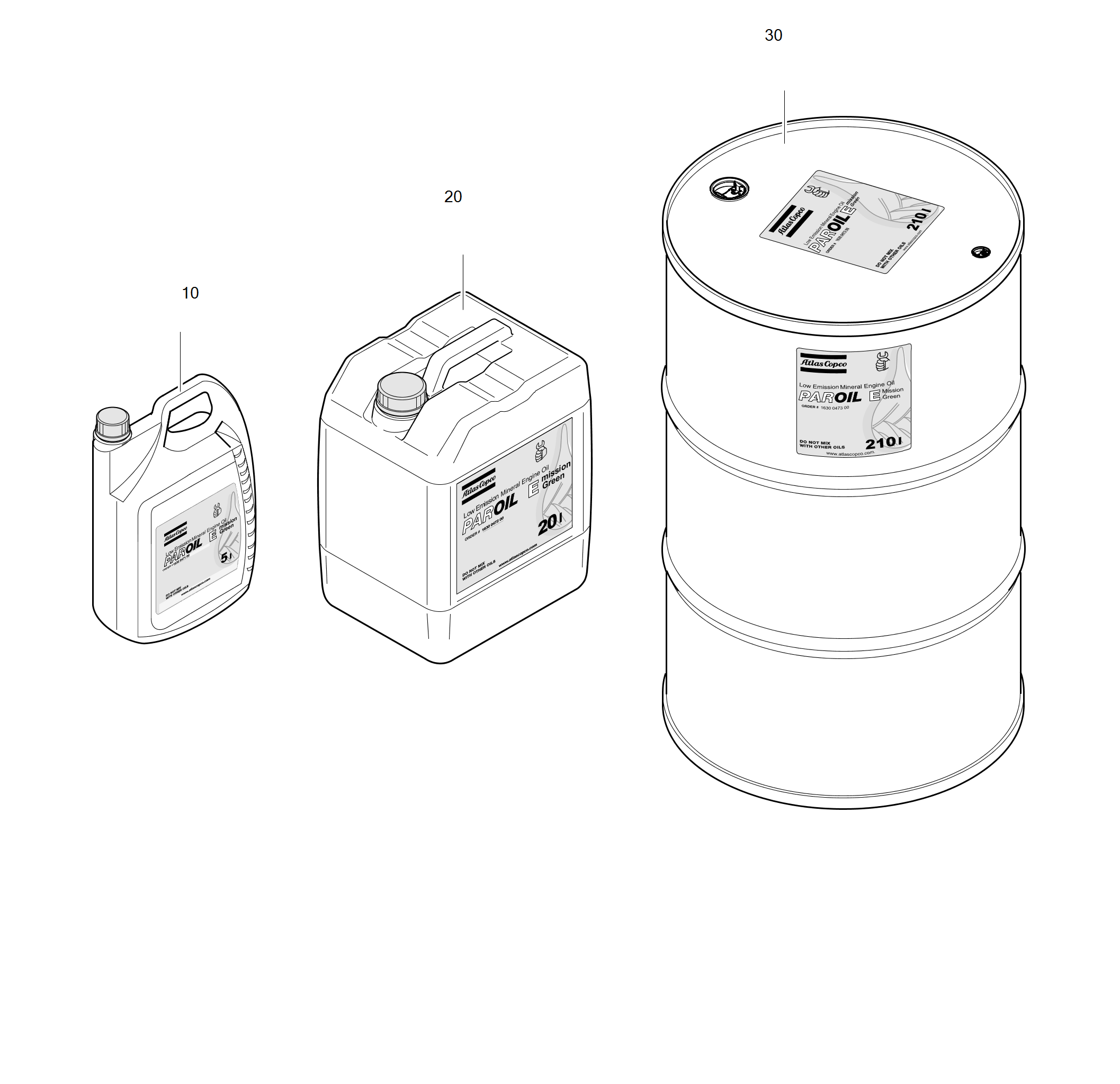 ENGINE OIL - PAROIL E MISSION GREEN Engine oil - Paroil E mission green