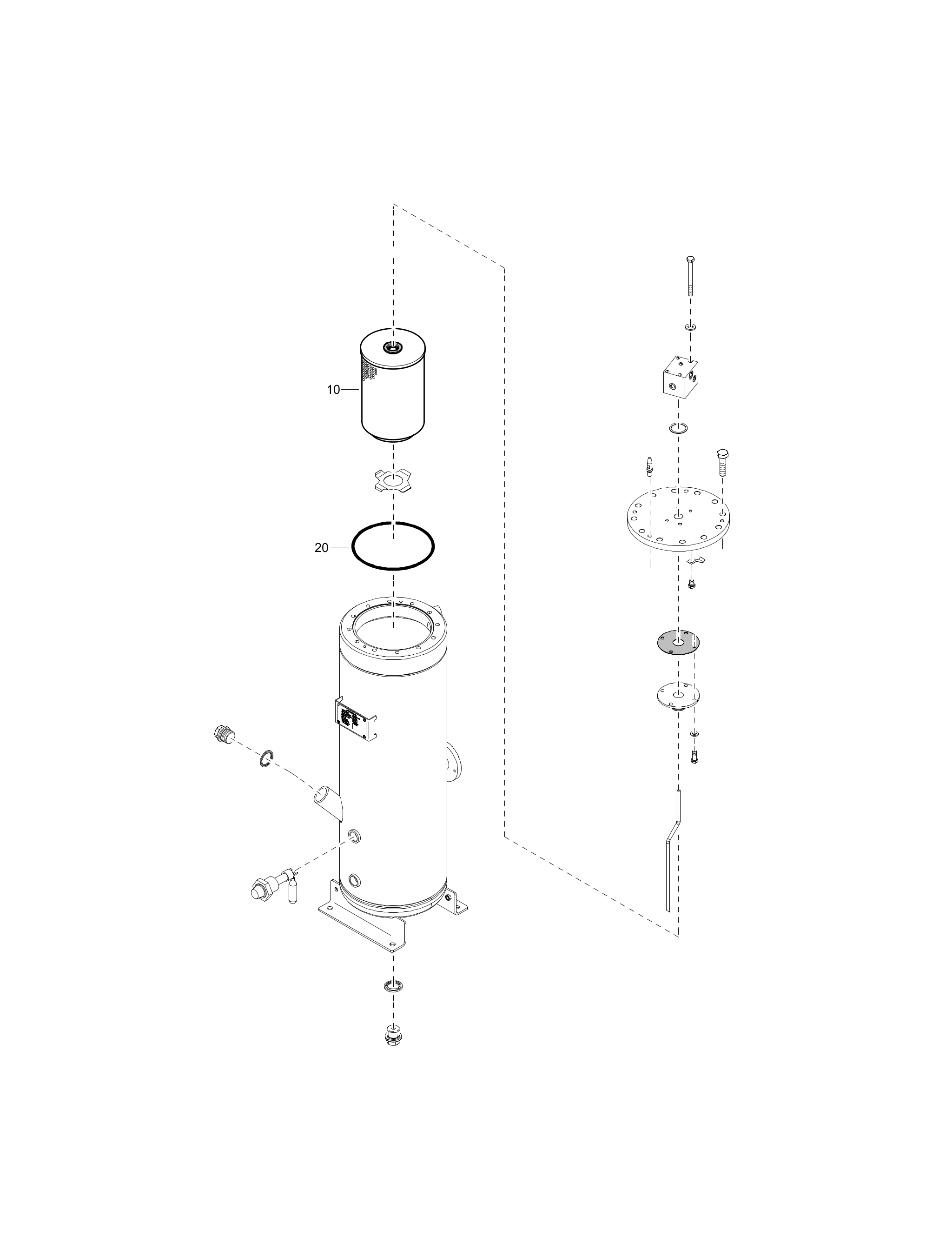 2911007500 Service kit - Oil separator